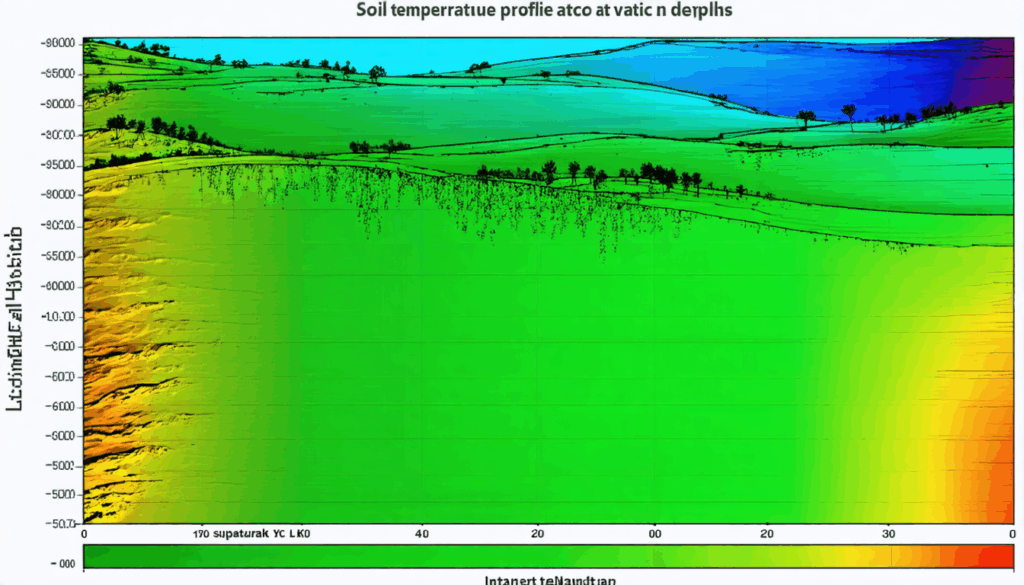 Que cache la température du sol à 2 mètres de profondeur