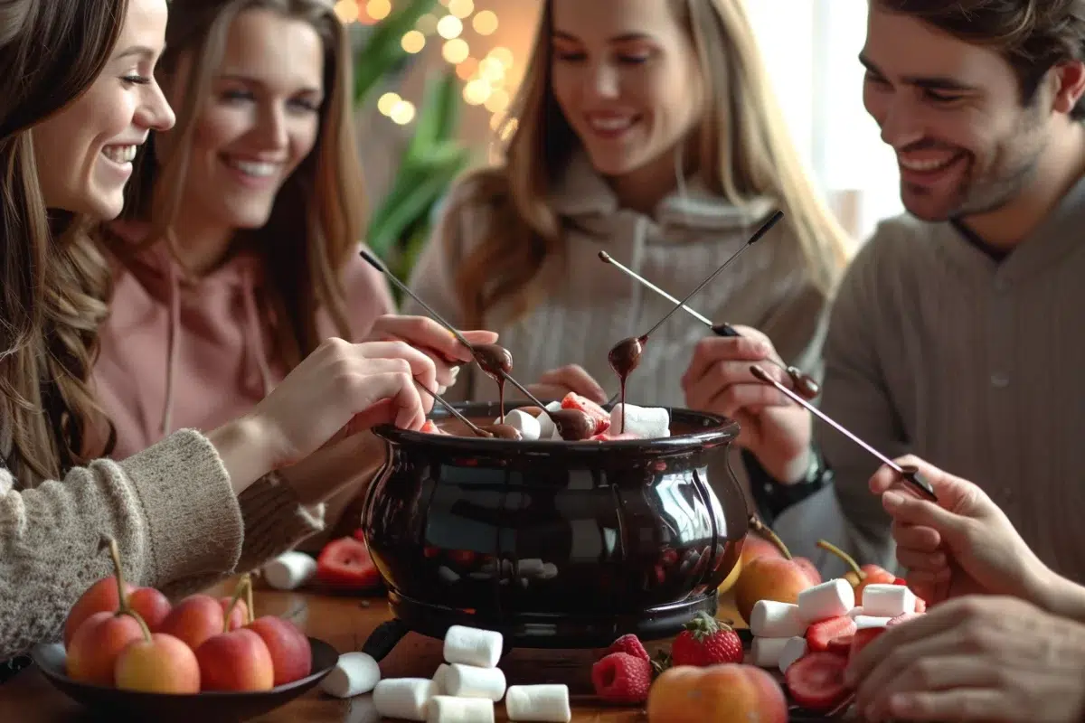 Soirée Fondue au Chocolat : Un Dessert Convivial pour Tous - Cuisine Actu