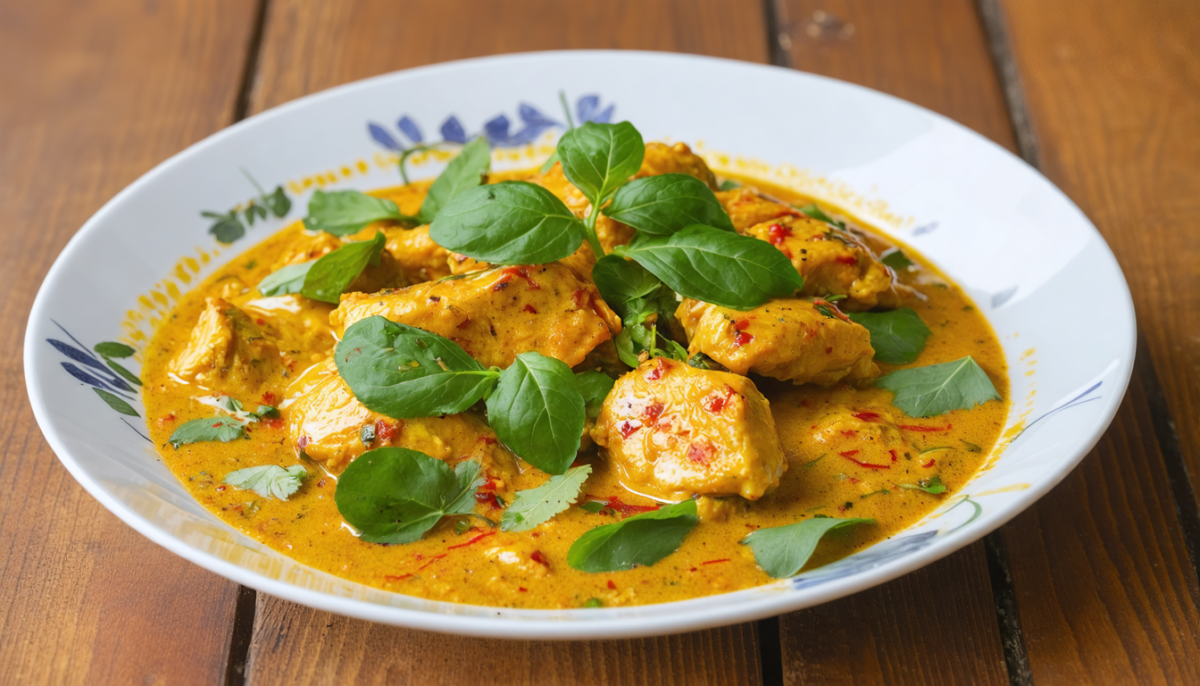 Poulet au curry léger : saveurs équilibrées et plaisir garanti