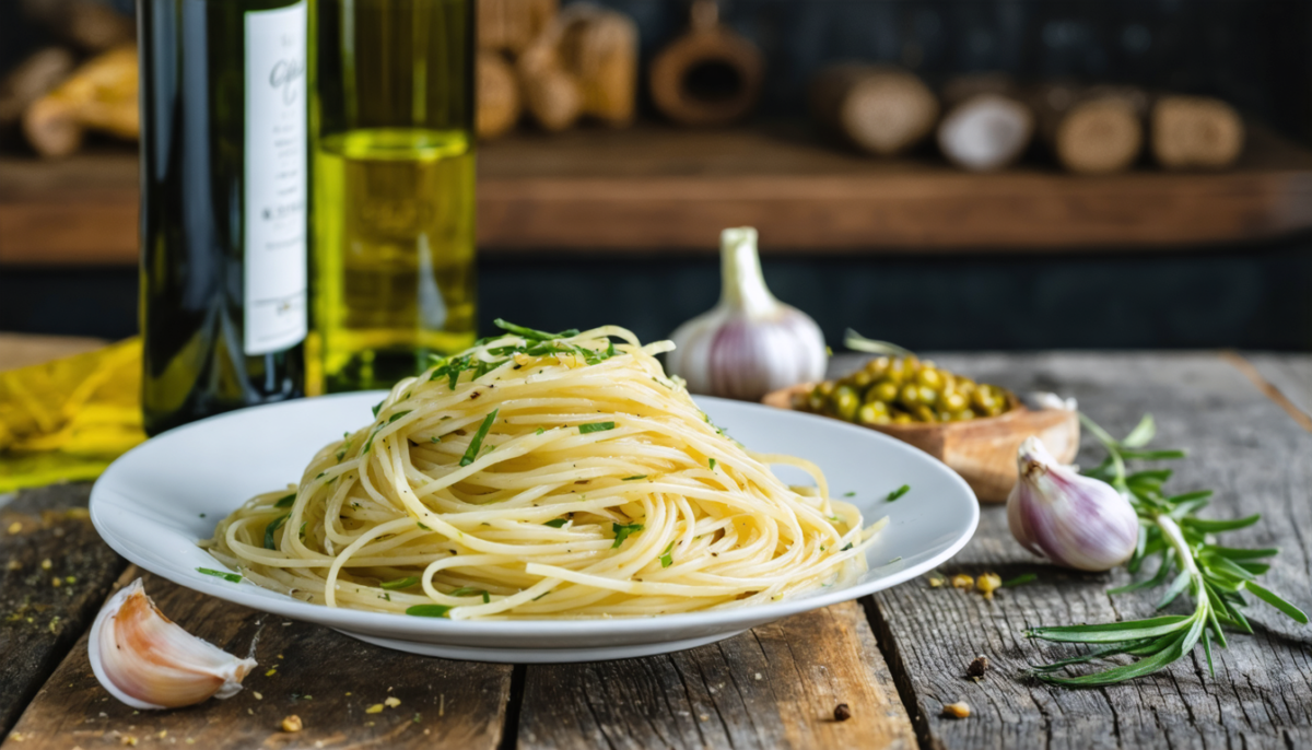Spaghetti aglio e olio : l'authentique recette italienne simple et ...