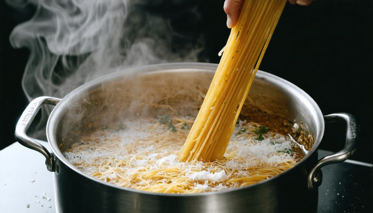 Spaghetti Cacio e Pepe : la recette italienne simple et gourmande
