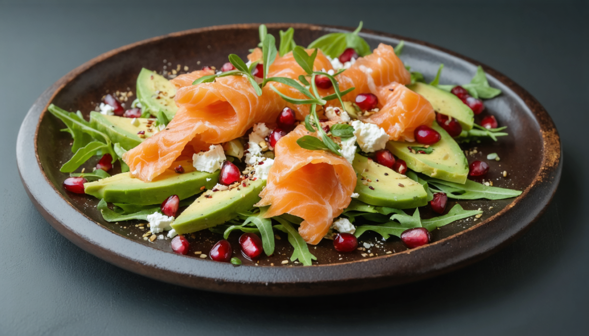 Salade Avec Saumon Fume