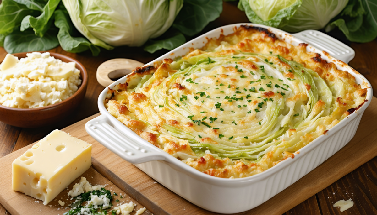 Gratin fondant aux 3 choux et fromage frais