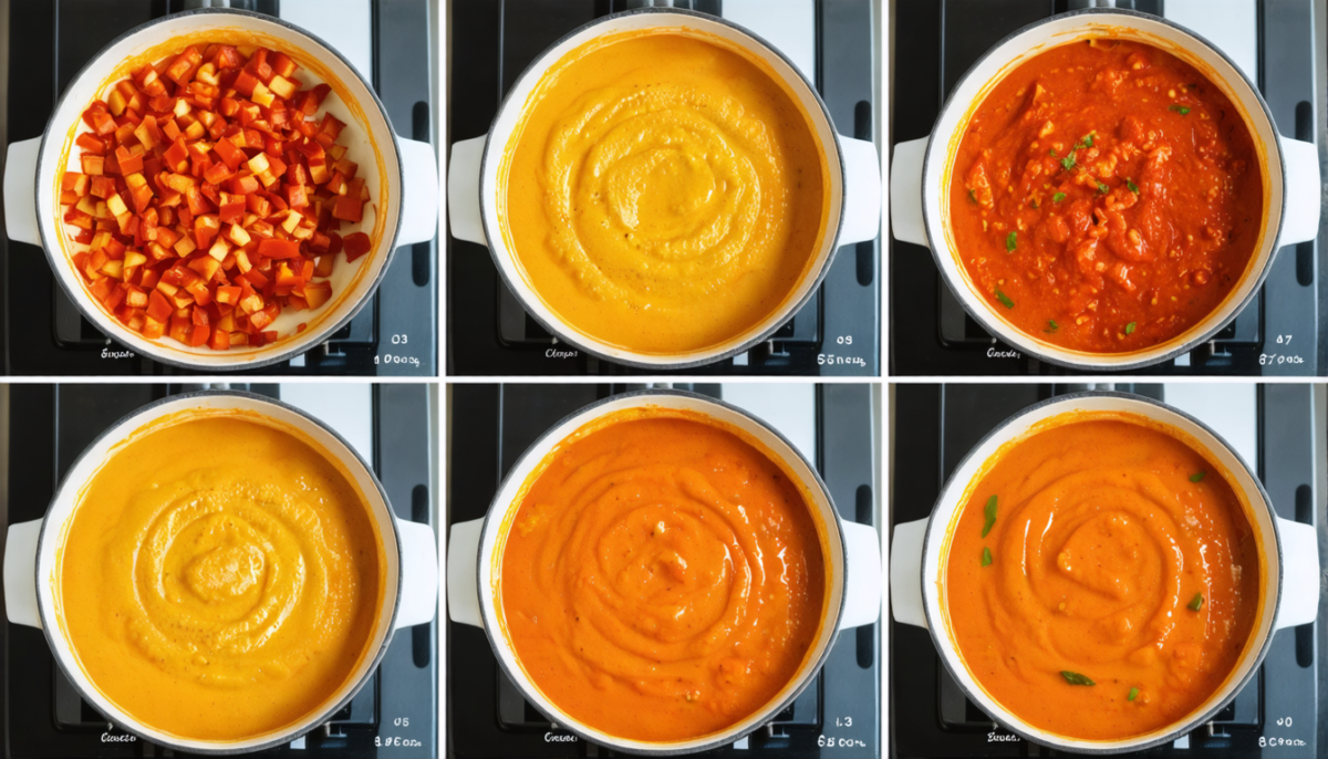 Sauce onctueuse poivron et fromage frais : la recette incontournable