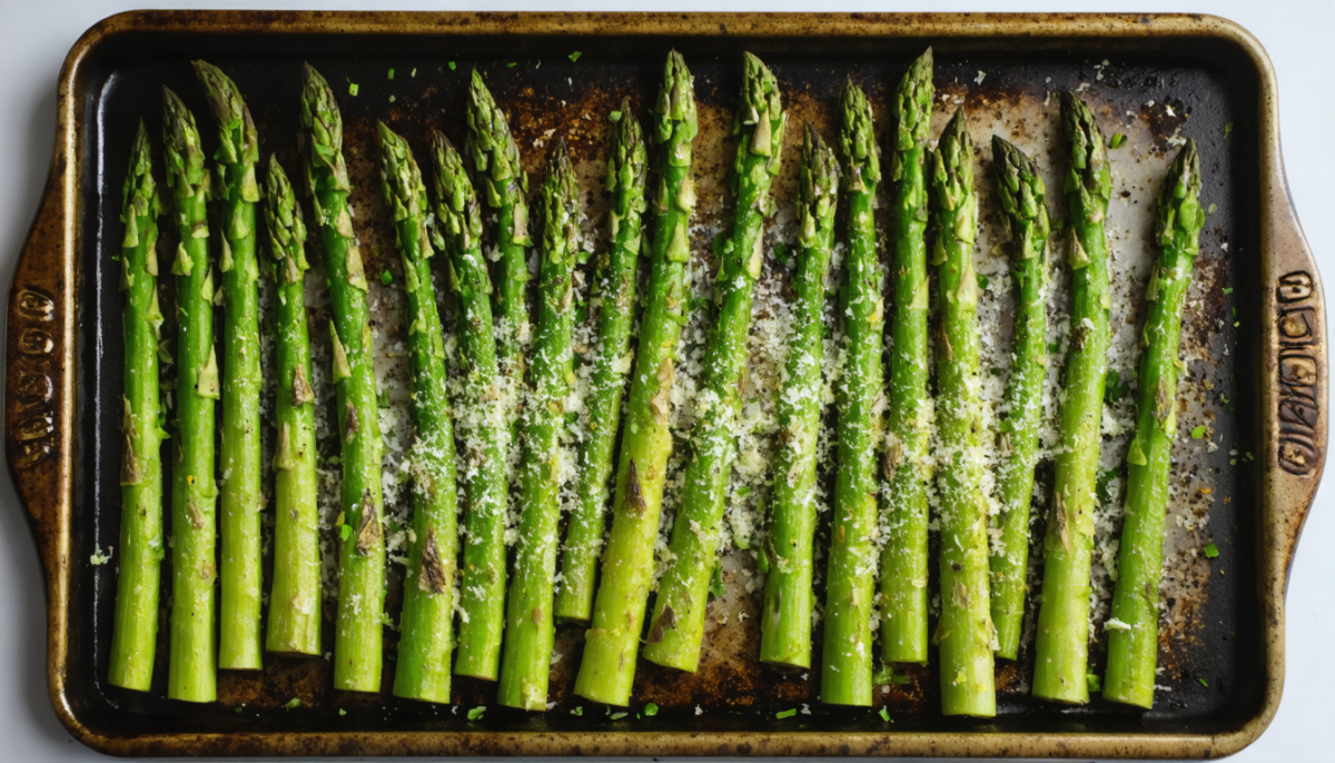 Asperges Vertes Rôties au Parmesan et Citron Vert : Recette Express