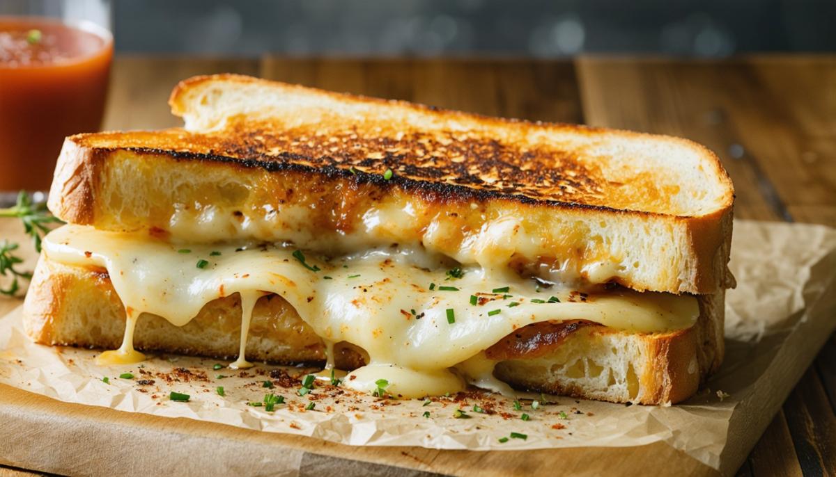 Croque-Monsieur XXL au Fromage à Raclette Fondant