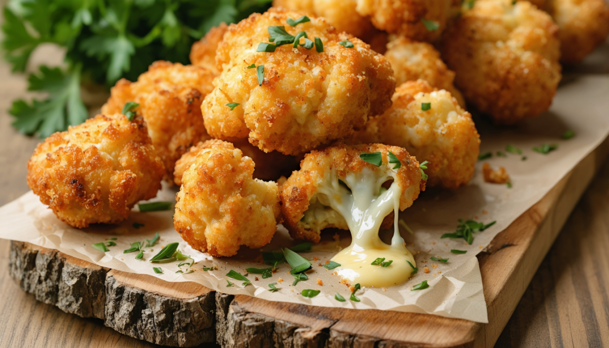 Nuggets de Chou-Fleur au Fromage de Brebis : Gourmandise Saine
