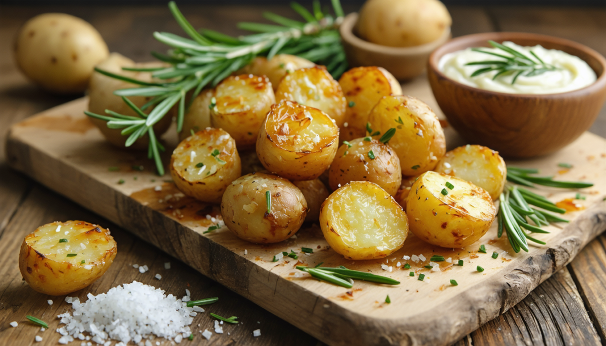 Pommes de Terre au Four : Bouchées Dorées et Croustillantes