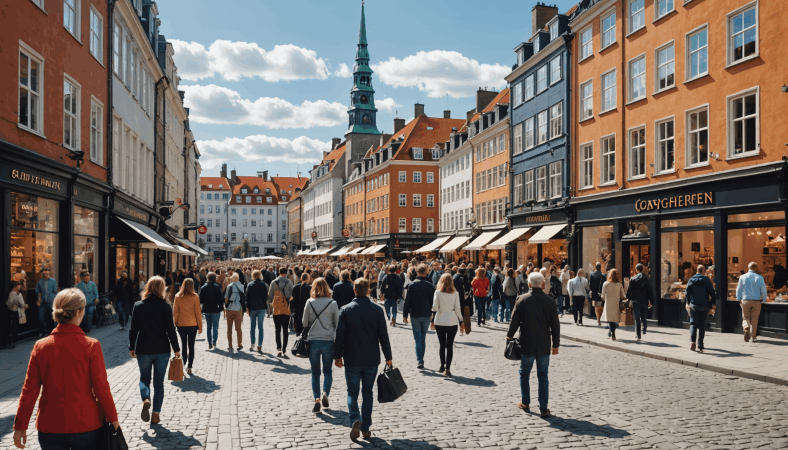Stroget à Copenhague : La Promenade Marchande Qui Éblouit