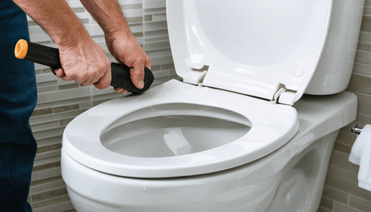 Comment débloquer facilement un abattant de WC