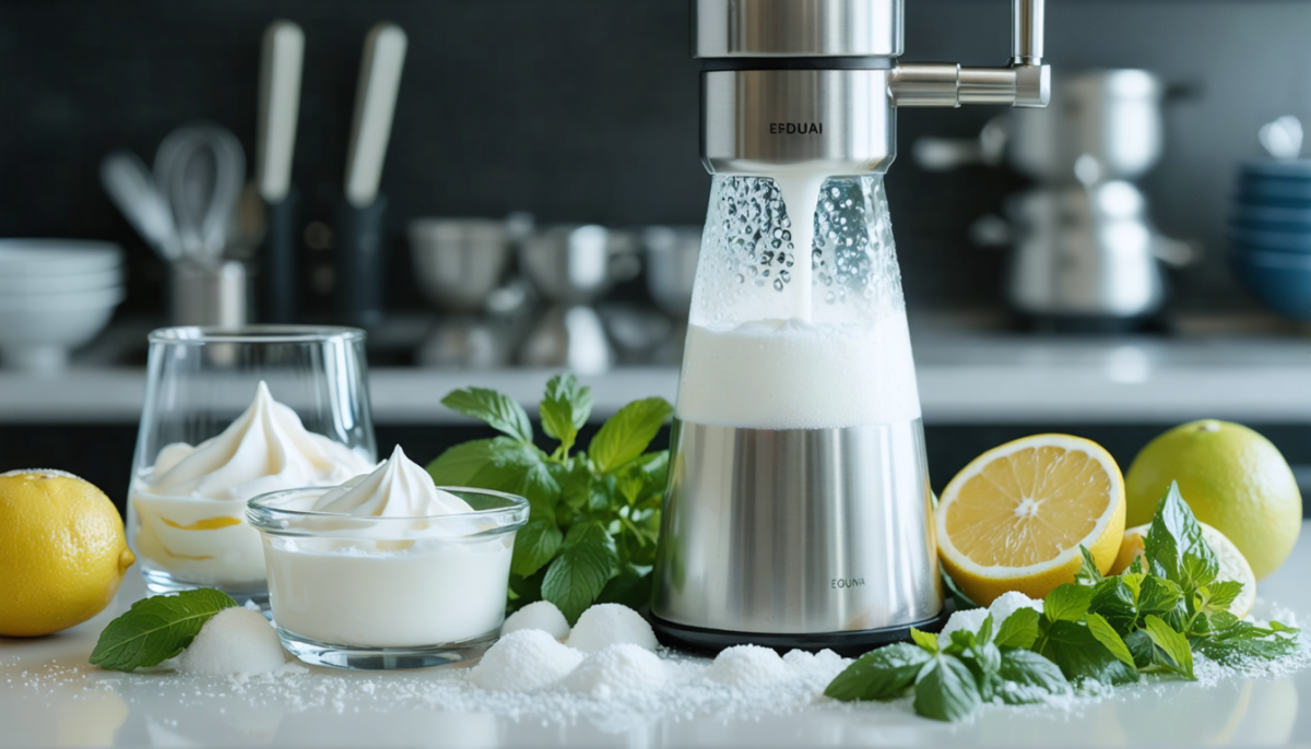 Espuma : secrets d’une mousse aérienne au siphon
