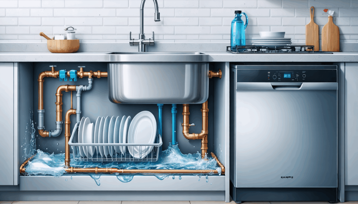 Évier & Lave-Vaisselle : Schéma Pratique pour une Évacuation d'Eaux Usées Réussie