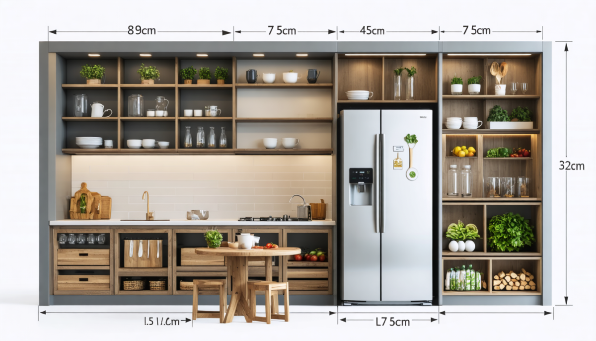 Dimensions standards des réfrigérateurs : guide pour choisir votre ...